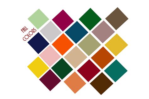 Fall Colors Chart The Fashion Folks