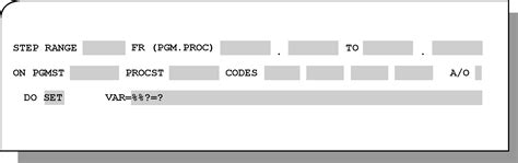 Job Production Parameters