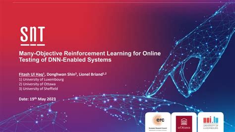 Many Objective Reinforcement Learning For Online Testing Of Dnn Enabled Systems Ppt