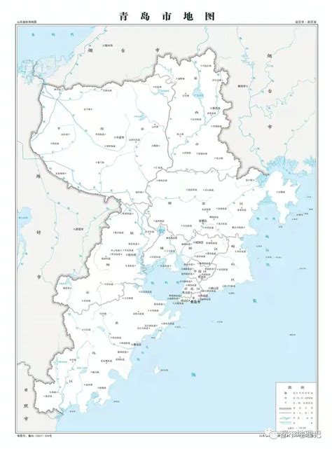 你家住在哪个街道来看看最新版青岛行政区划高清地图 知乎