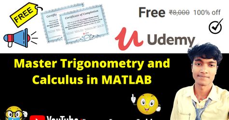 Master Trigonometry And Calculus In Matlab