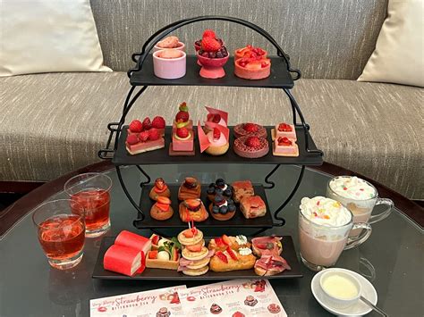 いちごアフタヌーンティー2024ver Anaインターコンチネンタルホテル東京 アトリウムラウンジでいちごづくしのアフタヌーンティー