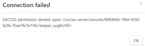 Unable To Mount NFS Share In XOA XCP Ng And XO Forum
