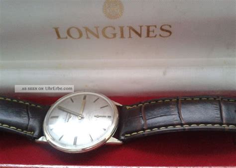 Longines Sehr Flache Antike Klassik Sammler Herrenuhr Von 1971