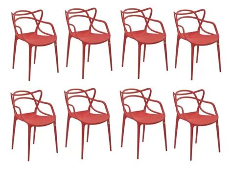 Set De 8 Sillas Allegra Red Dewt Mercadolibre