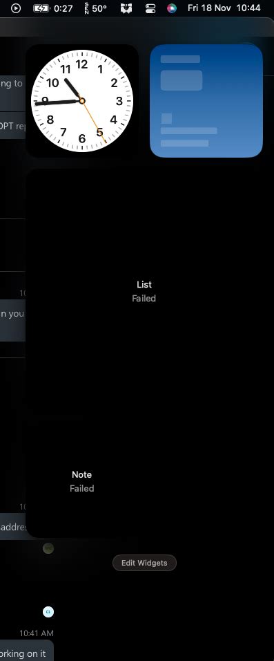 ventura anyone else s widgets not working r macos