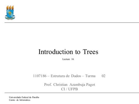 Introduction To Trees