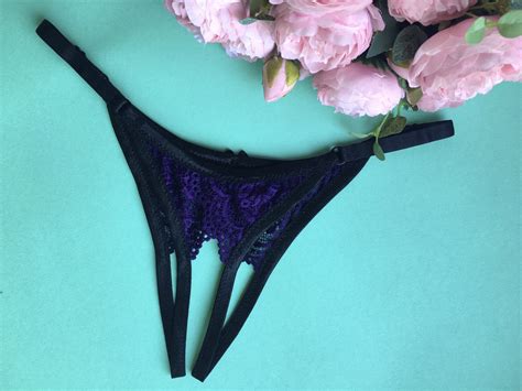 Plus Size See Through Crotchless Panties Bdsm Panties Etsy