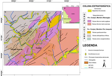 a Limites dos municípios de Cuiabá Várzea Grande e Santo Antônio do Download Scientific