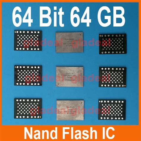 DHL Free 2 Pcs Lot 64 Bit 64 GB NAND Flash IC Chip HDD For IPhone 6 And