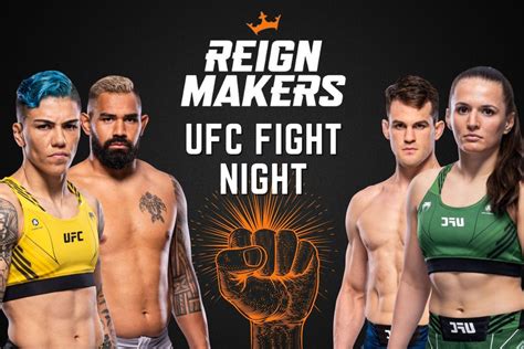 Ufc Fight Night Jessica Andrade Vs Erin Blanchfield Reignmakers