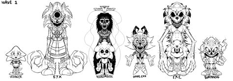 Exe Random Exe Redesigns By Syrolander On Newgrounds