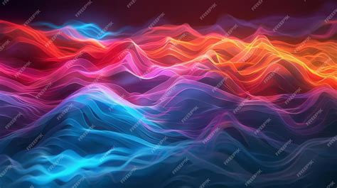 A Visualization Of A Heatmap Showing Energy Waves In A Gradient From