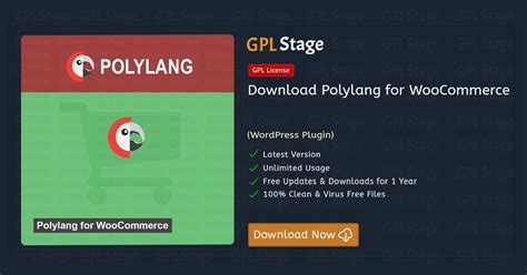 Polylang For Woocommerce