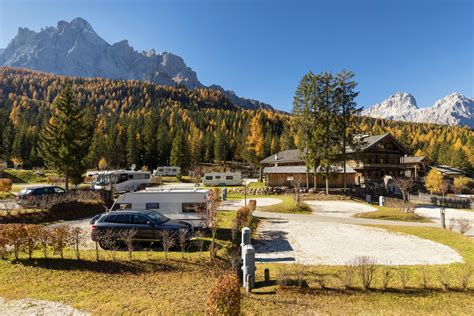 Camping Stellplätze Und Lageplan Caravanpark Sexten