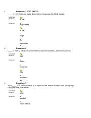 ITEC QUIZ 3 Docx Question 1 ITEC QUIZ 3 Is The Standard Page