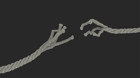 Tin Can Phone With Torn String 3d Model 19 3ds Blend C4d Fbx
