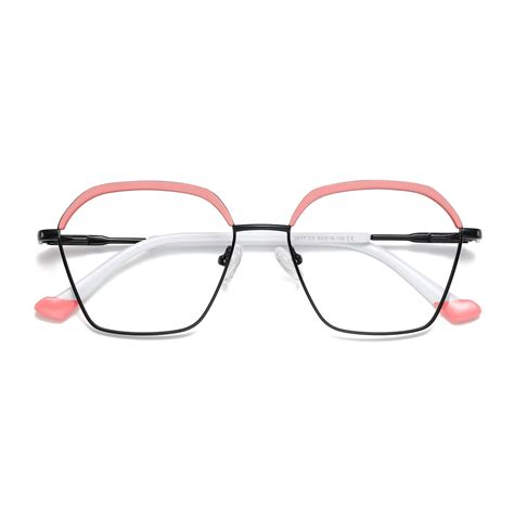 Lamont Metal Geometric Eyeglasses Prime Particle