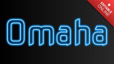Omaha Text Effect Generator