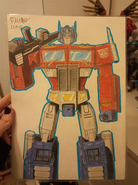 Easy Optimus Prime Drawing How To Draw The Transformers Autobot Face