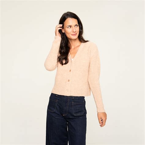 Pacas™ Inc Womens Ribbed Cardigan Sweater