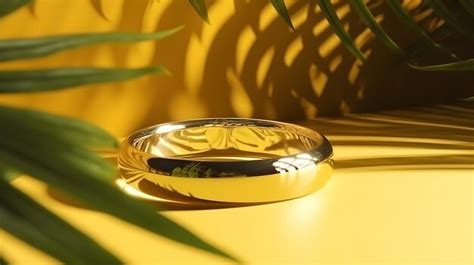 Free Ai Image Golden Wedding Ring Wallpaper