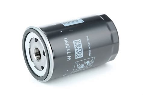 W 719/30 MANN-FILTER Oil Filter Spin-on Filter, with one anti-return ...