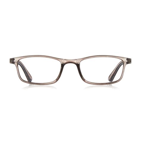 Equate Unisex Reader Glasses With Case Plastic Lens Gray Color 325