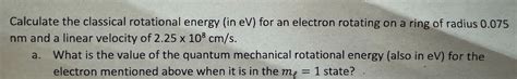 Solved Substitute The Wavefunction For The Ground State