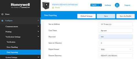 How To Configure The Px940 To Automatically Push Xmlcsv Reports To An External Ftp Server