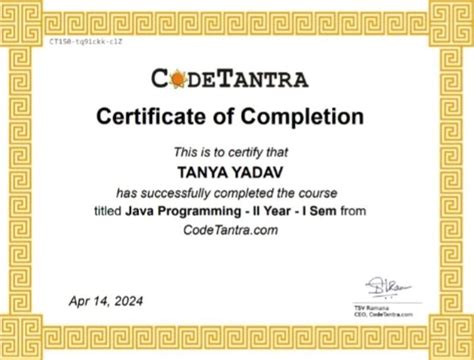 Tanya Yadav On Linkedin Java Codetantra Codingeducation Achievementunlocked
