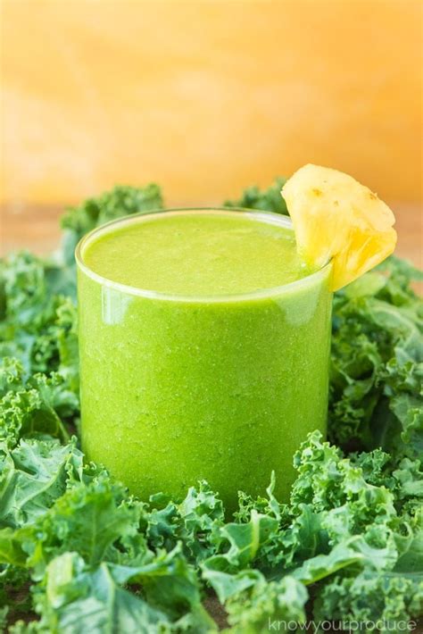 Kale Pineapple Smoothie Know Your Produce
