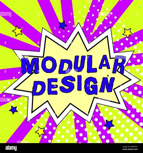 Text Showing Inspiration Modular Design Word For Product Designing To Produce Product By