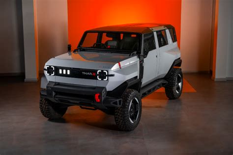 Mahindra Thar Ev Concept Detailed In 15 Images