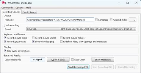 Windows 事件跟踪 现代CPU上的性能分析与优化
