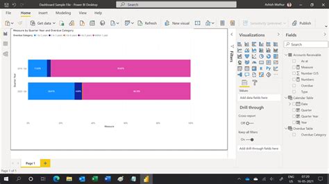 solved show percentage on a stacked bar chart not 100 s