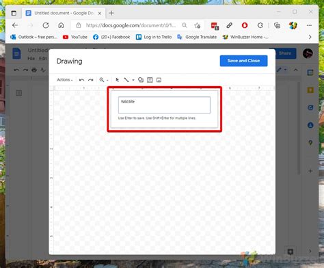 How To Draw On Google Docs Winbuzzer
