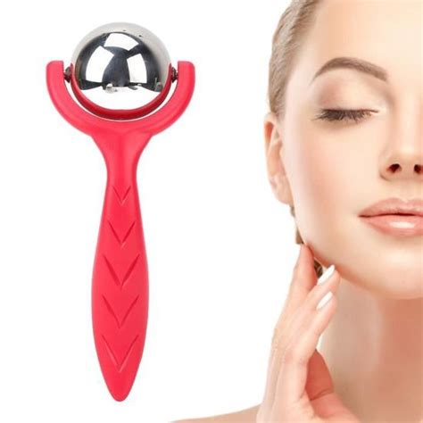 Masseur De Rouleau De Glace Froide Boule De Massage Pour Le Visage Avec
