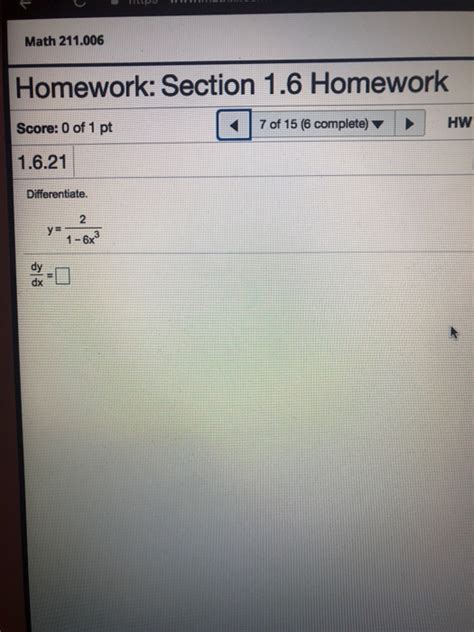 Solved Math Homework Section Homework Score Chegg