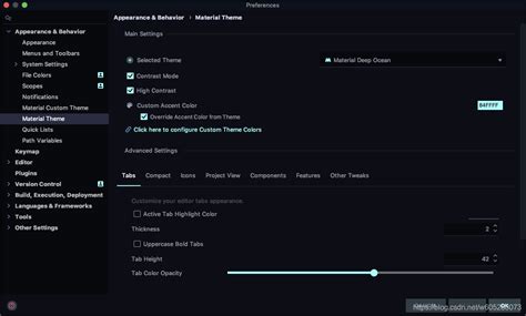 Idea插件之颜值篇material Theme Ui Csdn博客