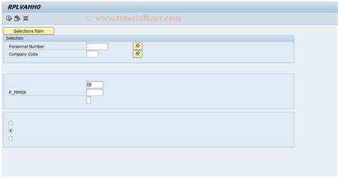 Pc M Rplvahh Sap Tcode Monthly Return V Selection For Adjustm