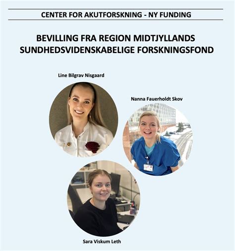 Cfa Auh Akutforskning Emergencymedicine Research Funding Sara
