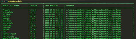 Pypackage Info · Pypi