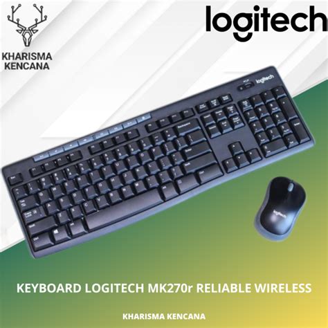 Aksesoris Keyboard Keyboard Mouse Logitech Mk270r Wireless Combo • Kharisma Kencana