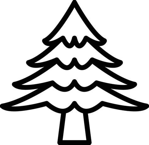Pine Tree Vector Icon 36414805 Vector Art At Vecteezy