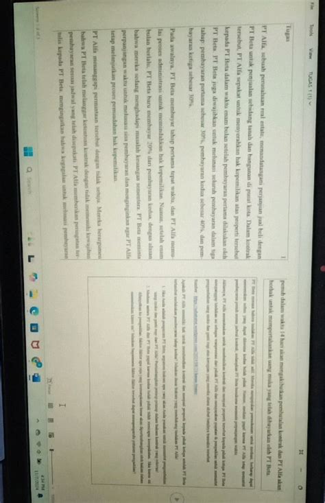 File Tools View TUGAS 1 1 Tugas PI Alfa StudyX