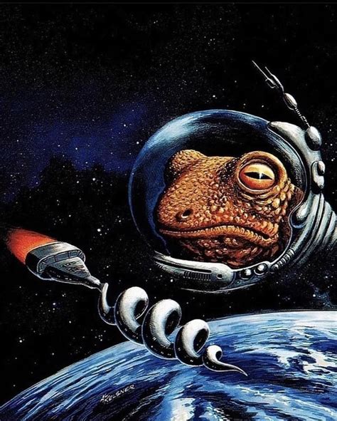 Art By German Illustrator Alfred Kelsner 🇩🇪 R Scifi