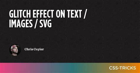 Tutorial Glitch Text Animation Using Css Rglitchart