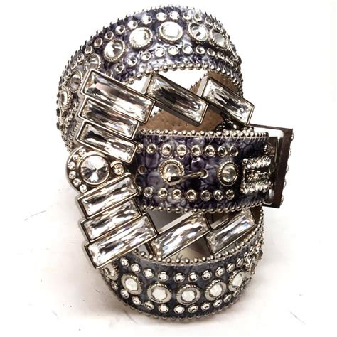 Bb Simon Big Block Crystal Belt Dudes Boutique