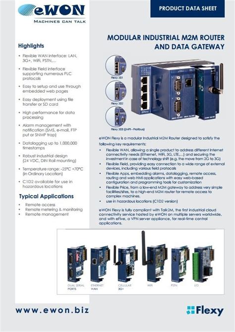 Hmk Can Provide Ewon Flexy Remote Access Solution